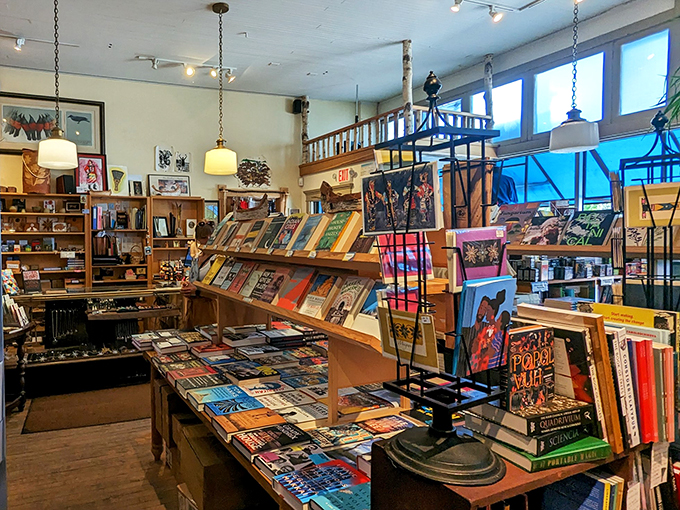 A feast for the eyes and the mind: This display is like a literary charcuterie board of delectable reads.