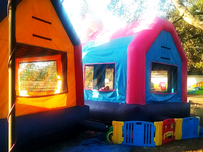These inflatable castles are where gravity takes a vacation and giggles are the only currency.
