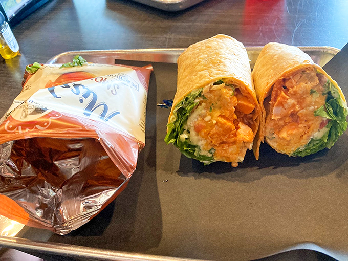 Burrito bliss! These handheld happiness bombs are packed tighter than your grandma's suitcase for a weekend getaway.