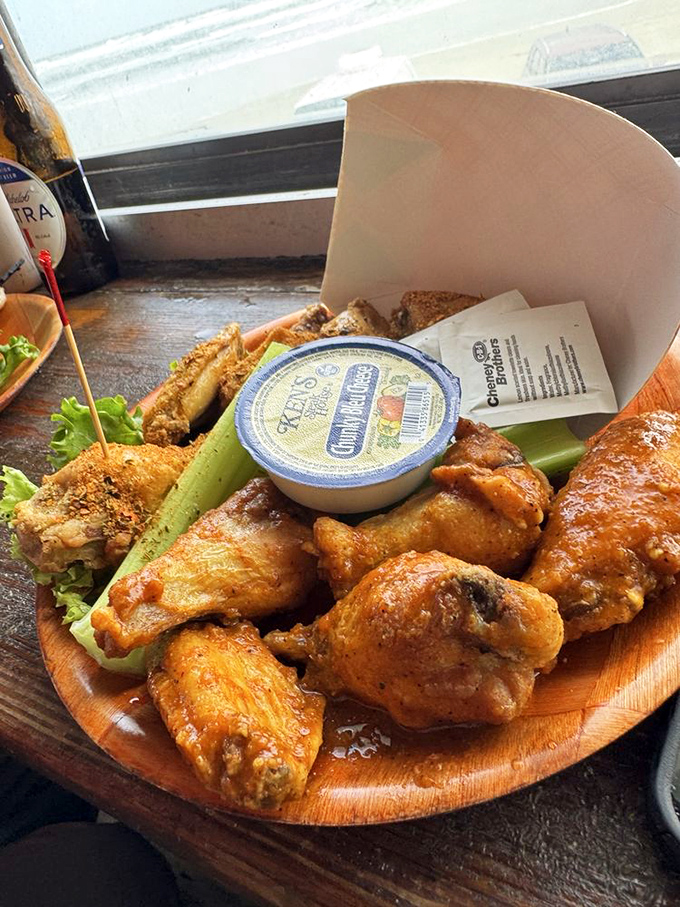 Wings that fly off the plate and straight into your heart – crispy, saucy, and unapologetically messy in all the right ways.