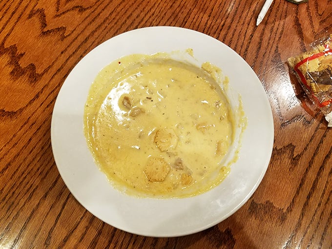 A bowl of pure, creamy bliss. This chowder's so good, it might make you forget you're in landlocked Michigan!