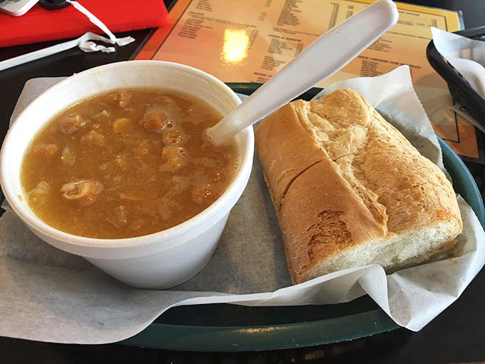 Ah, Cuban bread - the unsung hero of sandwiches. Crispy on the outside, pillowy on the inside, it's carb heaven. Photo credit: Sam Q.