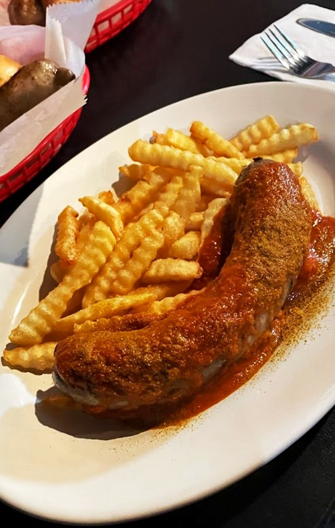 Currywurst: where German engineering meets spice-route ingenuity. It's the wurst that brings out the best in cultural fusion and taste bud excitement.