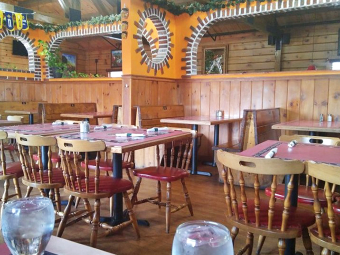 Rustic charm meets south-of-the-border flair. It's like a Mexican hacienda and a Maine lodge had a beautiful baby.