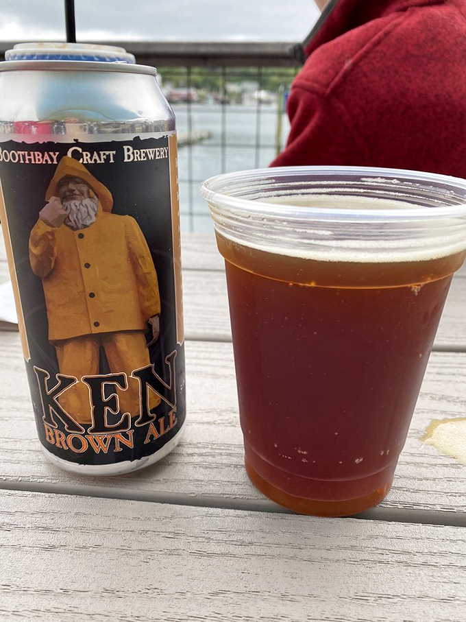 Quench your thirst with a taste of Boothbay! This Ken Brown Ale is like liquid amber, perfect for washing down seafood or drowning sorrows about the ones that got away.