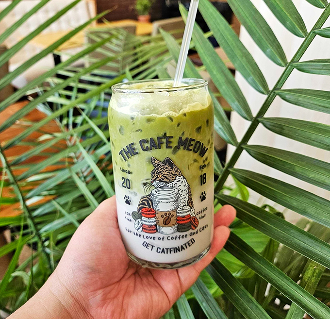 Green with envy? You will be after trying this iced matcha. It's like a refreshing zen garden in a glass, minus the raking.