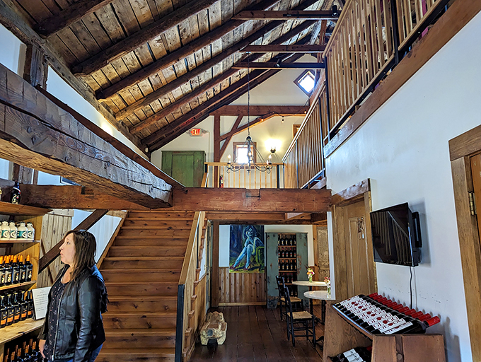 Welcome to wine wonderland! This two-story tasting haven is where grape dreams come true, complete with a loft that's perfect for hide-and-seek (but we recommend sip-and-savor instead).