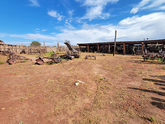 It's a yard sale from the 1800s! These rusty relics are the smartphones of yesteryear&mdash;essential tools that shaped the Wild West.