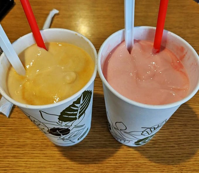 Shake it up, baby! These creamy concoctions are so thick, you might need to borrow Danny Zuko's comb to get them through the straw.