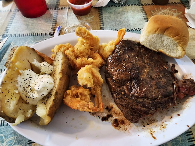 Sea meets land in this surf and turf delight. It's like a beach vacation and a backyard barbecue had a delicious love child. Photo credit: Gerling Hughey