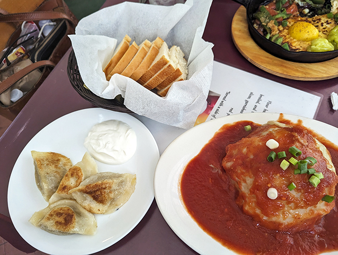 Stuffed cabbage that's dressed to impress! These little green parcels are like nature's own take on a delicious, edible gift wrap. Photo credit: Caity Raines