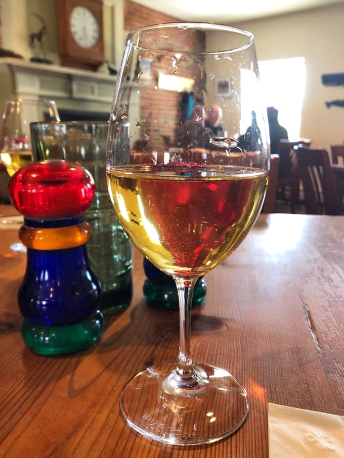 Raise a glass to good times! This golden elixir is the perfect companion for seafood adventures.