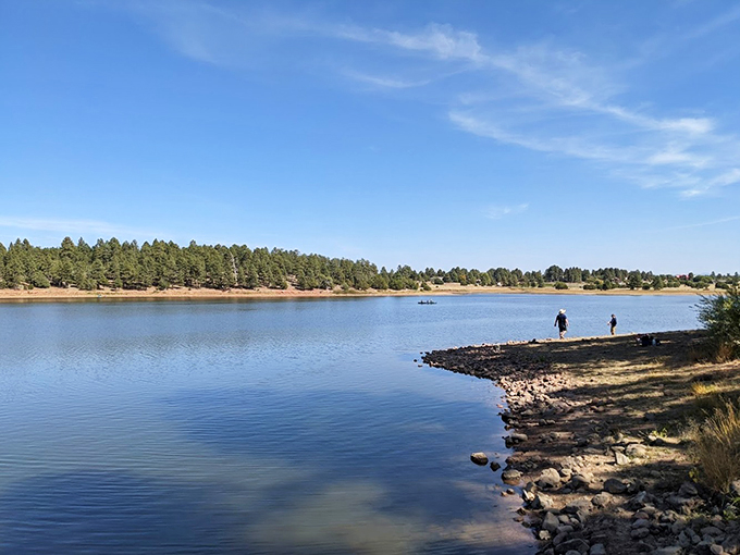 Anglers find their slice of paradise at Fool Hollow Lake, where fish stories become legendary.