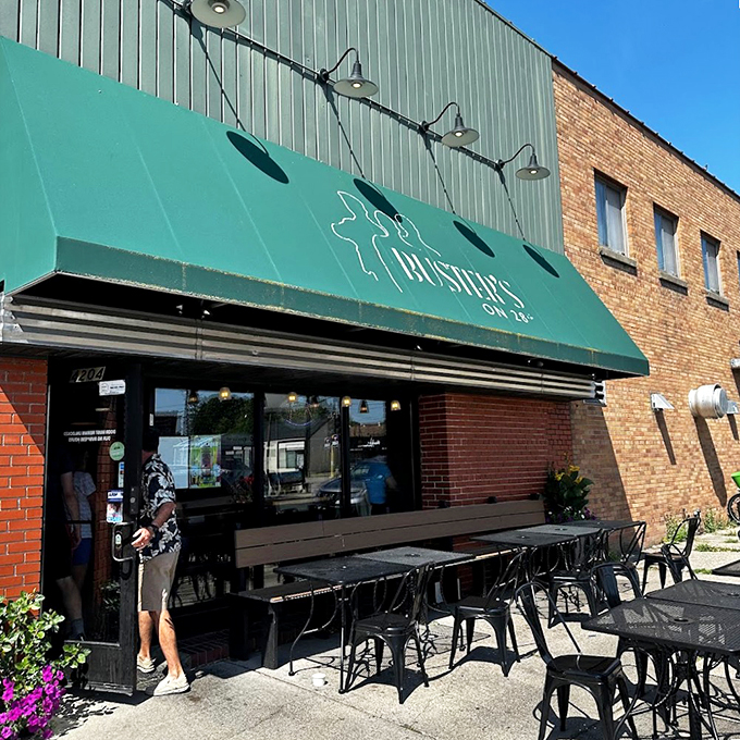 Buster's on 28th: Where pulled pork dreams come true. This sandwich is so good, it might make you want to hug the chef.