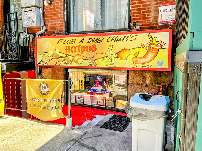 Step right up to the hot dog carnival! Flub A Dub Chub's whimsical world of wieners makes every bite feel like a ticket to flavor town.