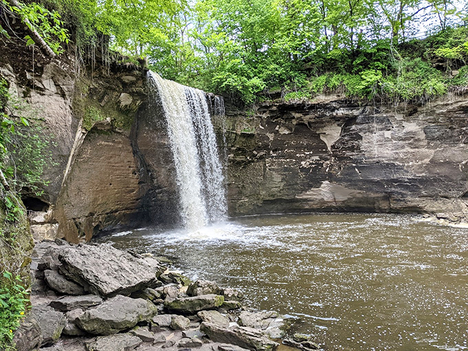 Double the falls, double the fun! Minneopa Falls is nature's way of saying, "Why settle for one when you can have two?"