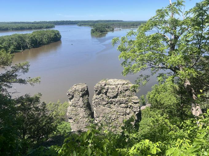 River views that'll make you want to break into song. "Old Man River" suddenly takes on a whole new meaning. 