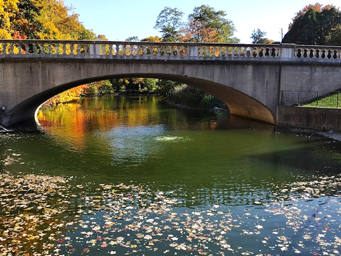 Talk about a room with a view! These eternal residents have prime lakefront property. Even in the afterlife, location is everything.