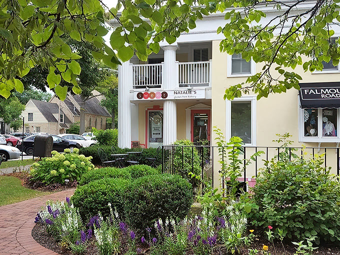 Baby Doll Bakery: "Garden of eatin'! This floral fantasy is the perfect backdrop for indulging in sweets that'll make your dentist weep."