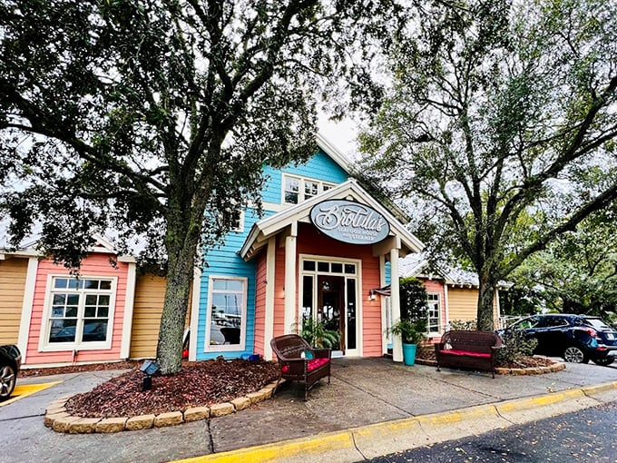 Beach chic meets seafood shenanigans at Brotula's. It's like the ocean decided to throw a fancy dinner party!