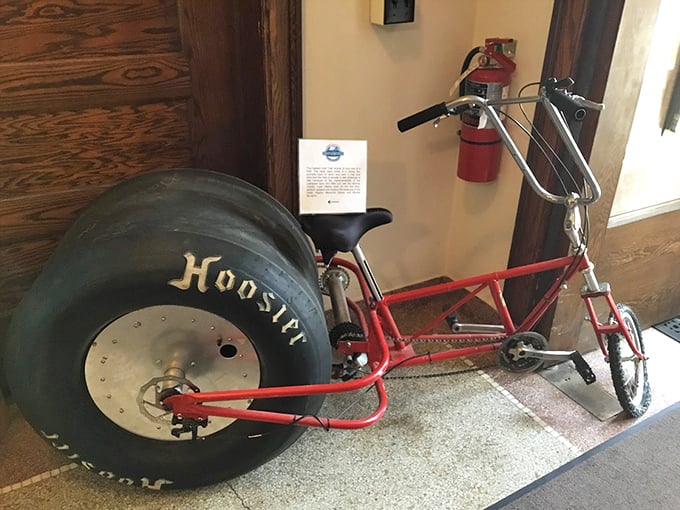 Where astronauts meet penny-farthings! It's one small step for man, one giant leap for bicycle-kind.