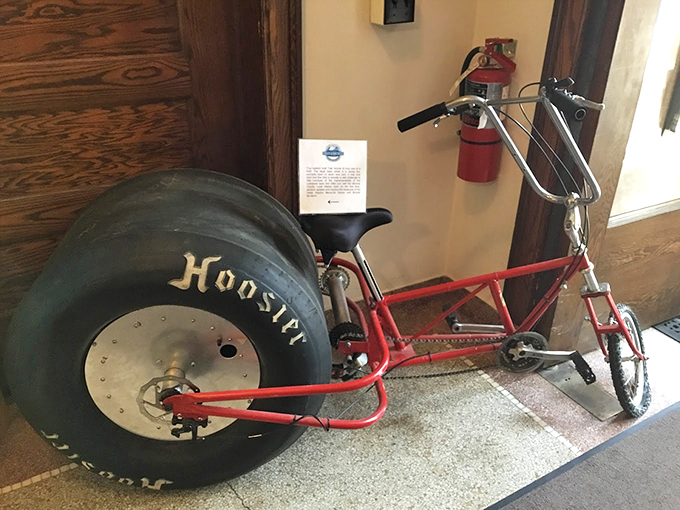 Where astronauts meet penny-farthings! It's one small step for man, one giant leap for bicycle-kind.