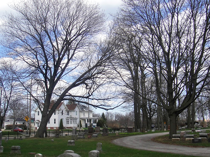 Layers of history unfold. From ancient burial mounds to Victorian tombstones, this cemetery is like a time-traveling expedition without the DeLorean.