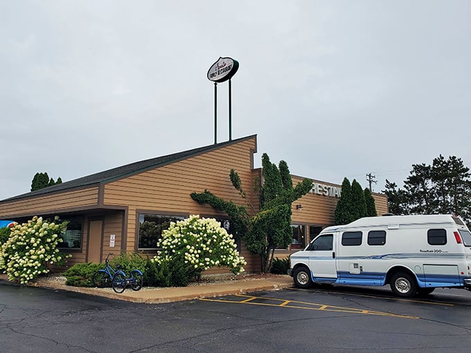 Inside Sparta Family Restaurant: Where every booth tells a story and every plate is a comfort food masterpiece. It's like grandma's kitchen, supersized.