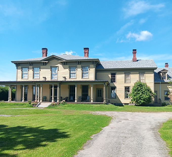 Time travel never looked so good! This stately mansion at Washburn-Norlands could give Downton Abbey a run for its money.