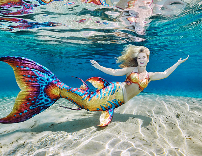 Synchronized swimming meets fantasy in this underwater spectacle. It's like "The Little Mermaid" live&mdash;minus the singing crab.