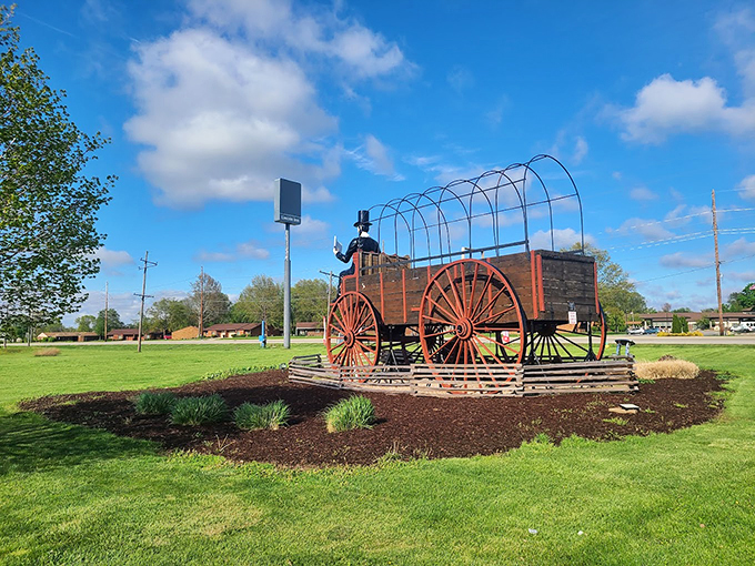 "Where the prairie meets the&hellip; parking lot?" This unique blend of history and modernity is pure Americana, served with a side of whimsy.