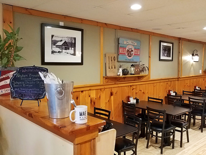 Wall decor that's part rustic charm, part time machine. It's like your cool aunt's kitchen, but with better food.