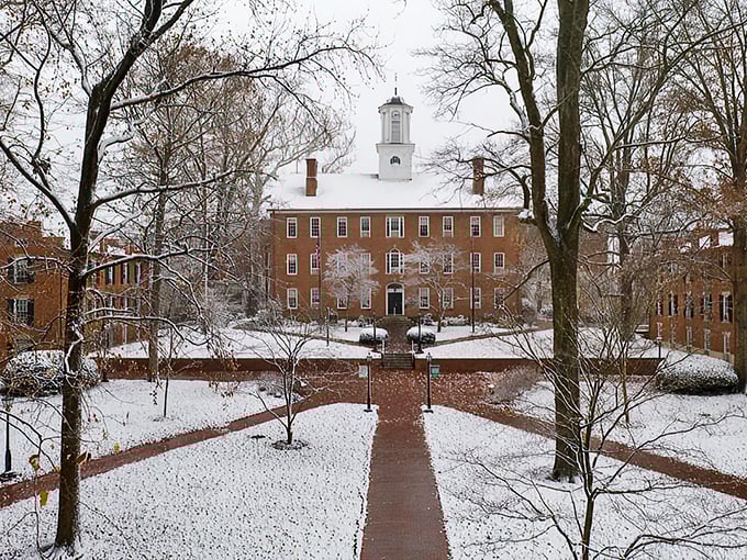 Snow day at Ohio University: Where students trade textbooks for snowballs and lectures for sledding adventures.