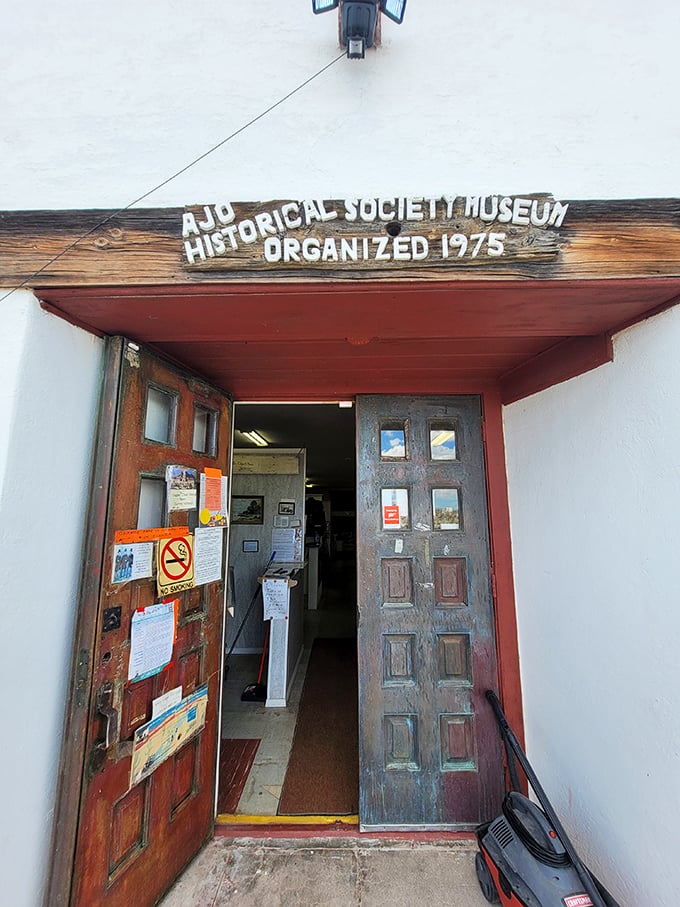Step into a time machine at the Ajo Historical Society Museum. Warning: You might exit with a sudden urge to pan for gold! Photo credit: aida cisneros