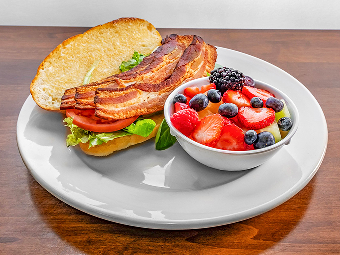 The BLT – Beautiful, Luscious, and Tantalizing! This sandwich isn't just a meal; it's a work of art that belongs in the Louvre of Lunch.