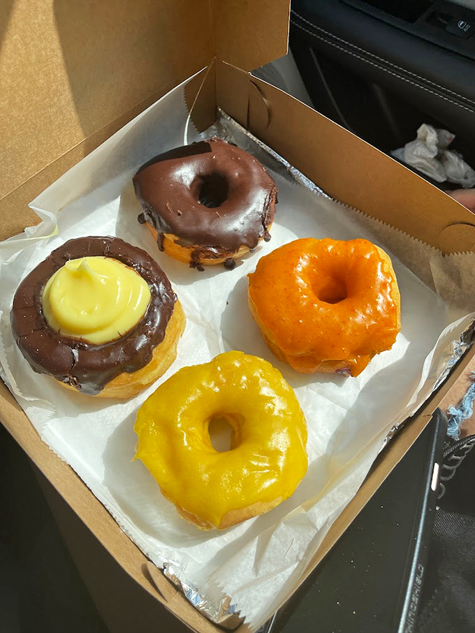 Four different personalities sharing one box &ndash; like The Golden Girls of the pastry world.