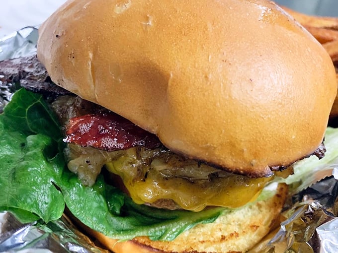 Local Boissonneault beef meets its destiny on a brioche bun - this isn't just a burger, it's Vermont in sandwich form.