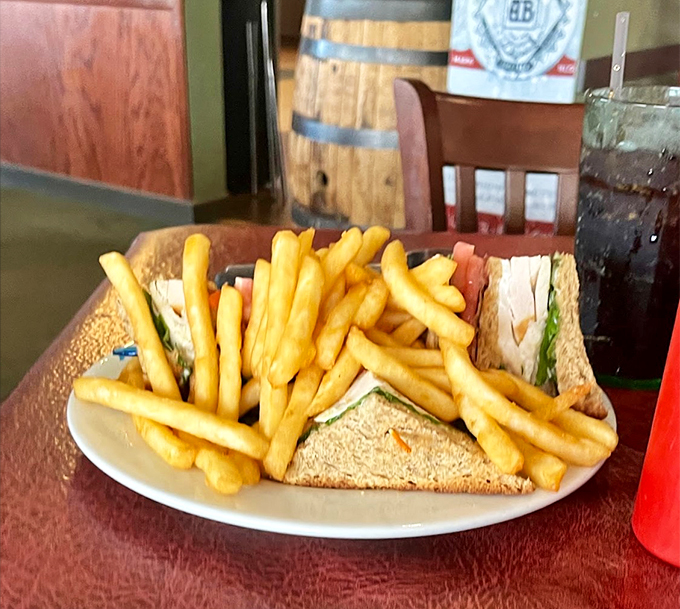 Sometimes the simplest things &ndash; like a perfectly stacked club sandwich with golden fries &ndash; are life's greatest pleasures.