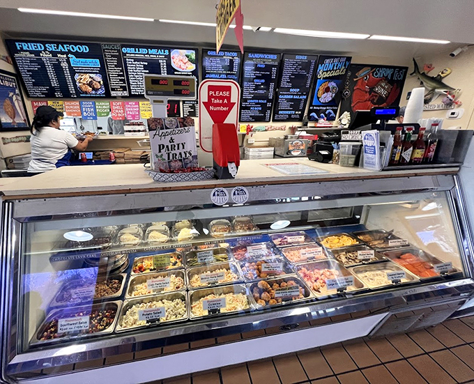 Where decisions get deliciously difficult - every item on the board promises a journey to seafood satisfaction.