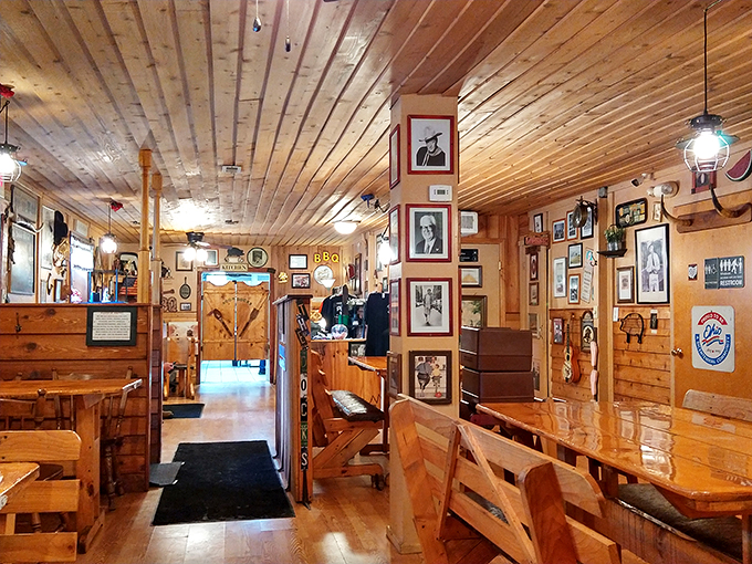 Wall-to-wall flavor! The decor here is as rich and varied as the menu, serving up a feast for the eyes.