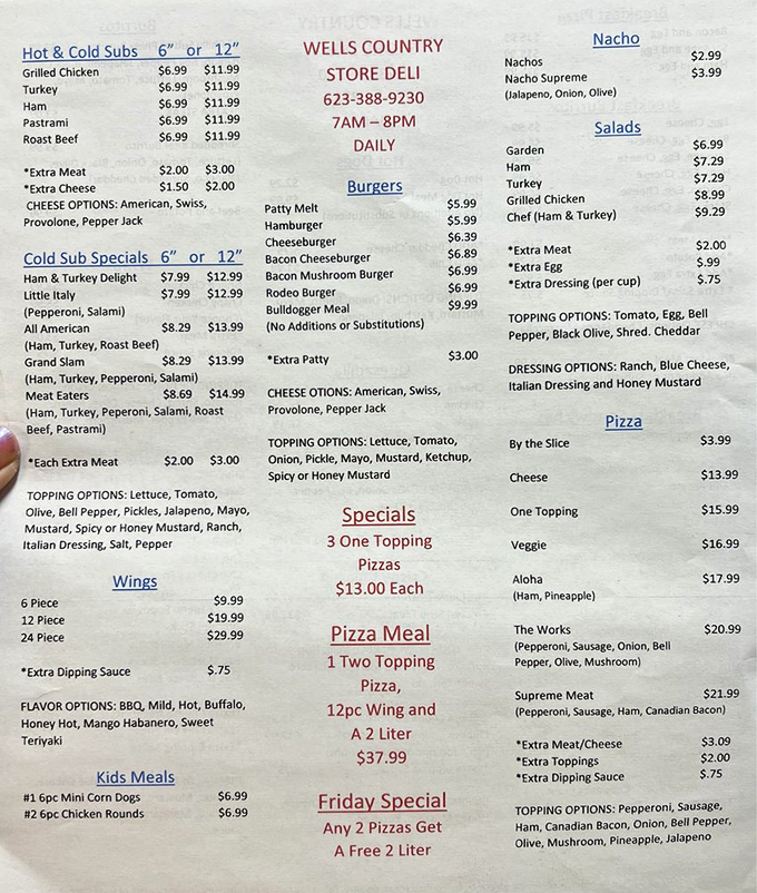 Decisions, decisions! This menu is packed with more options than a Netflix queue. Better come hungry... and indecisive!