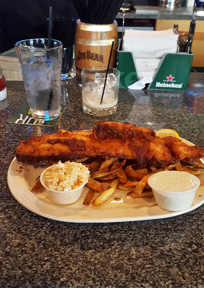 Golden, crispy, and perfectly paired. This fish and chips duo is ready for its seafood runway moment.