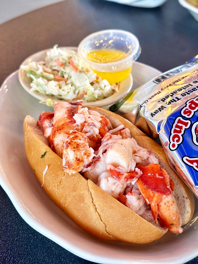 Another perfect lobster roll, proving that sometimes the simplest things really are the most extraordinary.