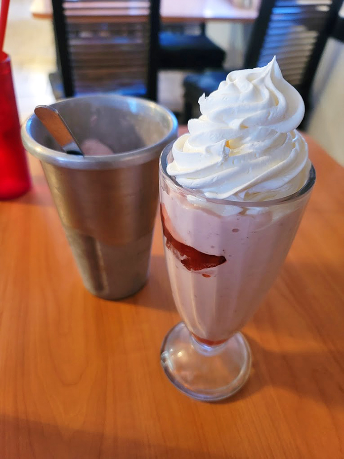 These towering milkshakes aren't just desserts - they're works of art that make everyone at nearby tables envious.