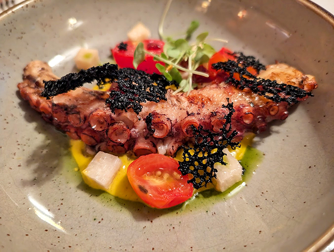 This grilled octopus is ready for its close-up, and trust me, it deserves all the attention it's getting.