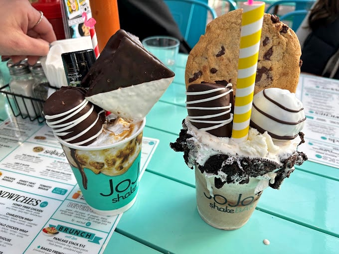 These aren't your typical milkshakes&mdash;they're more like dessert skyscrapers topped with cookies, candy, and pure joy.