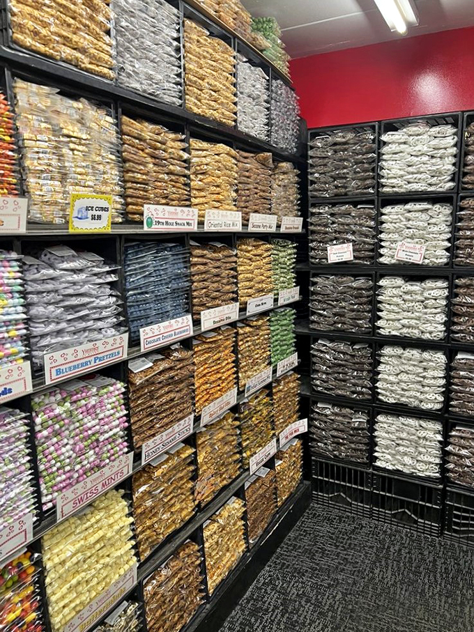 A library of licorice, an archive of almond bark - this candy collection puts the Dewey Decimal System to shame.