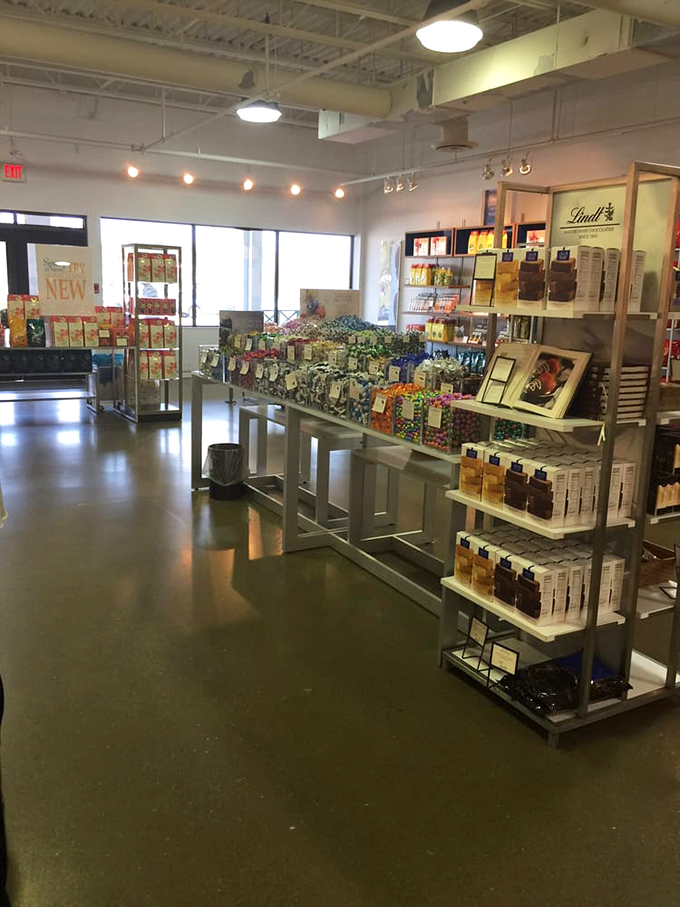 A chocoholic's version of a well-stocked library. Each shelf tells a different story, all with delicious endings.