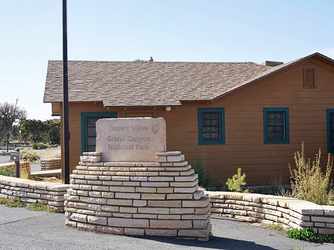 Welcome to Desert View: Where the Grand Canyon says "howdy" and your sense of scale gets a serious reality check.