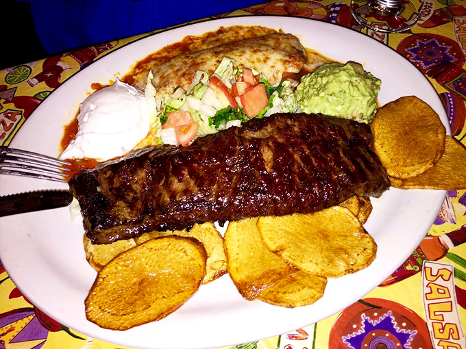 This skirt steak isn't just dinner - it's a work of art, complete with homemade tortillas and fresh guacamole.